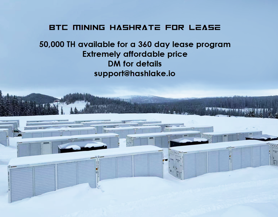 BTC Mining Hashrate for Lease – Hashlake Blockchain